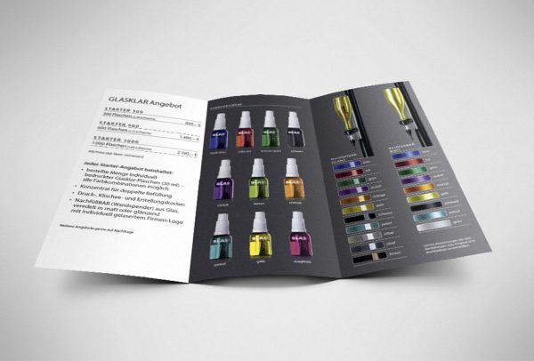 Prospekt Gestaltung von Moritz Dunkel Grafikdesign aus Köln.